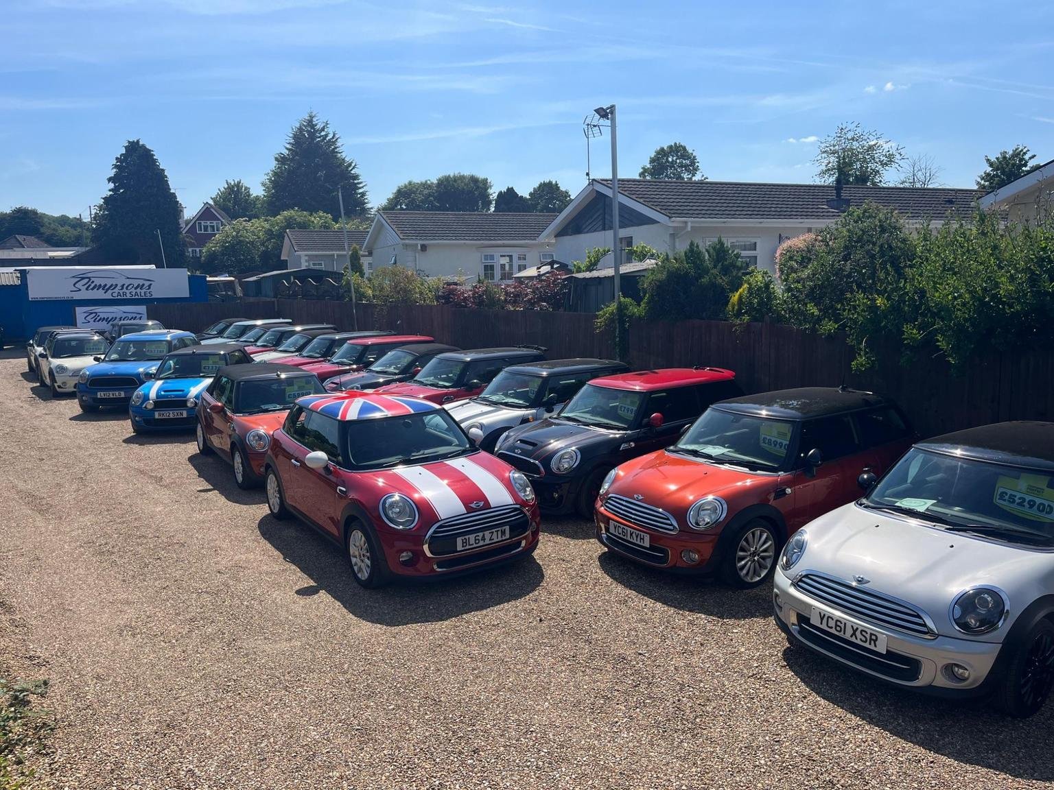 SOLD - Used MINI HATCH 2013 Blue in West Kingsdown, Kent | Simpsons Car ...